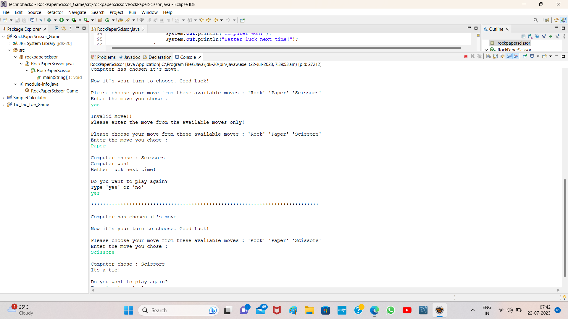 GitHub - appradeep/RockPaperScissor_Game
