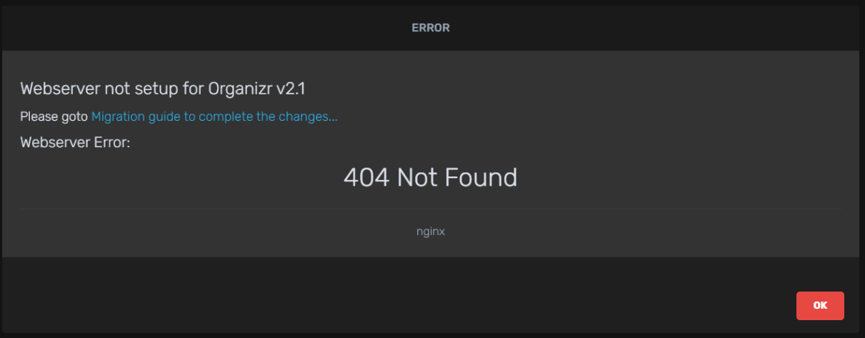 Webserver not setup for Organizr v2.1 · Issue #1747 · causefx/Organizr · GitHub