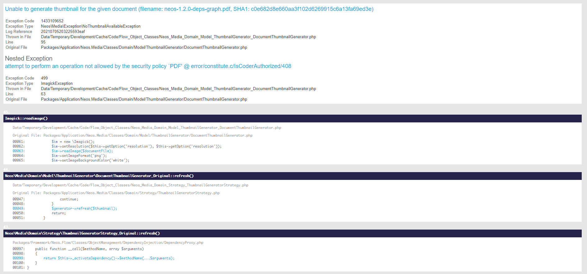 no pdf thumbnail generation Imagick · Issue #3373 · neos/neos-development-collection · GitHub