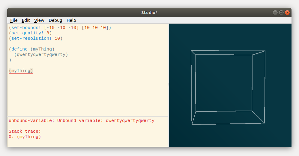 Studio highlights wrong point in the stack · Issue #339 · libfive/libfive · GitHub
