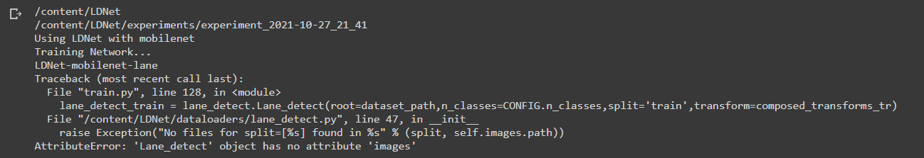 Error Traning · Issue #2 · munirfarzeen/LDNet · GitHub