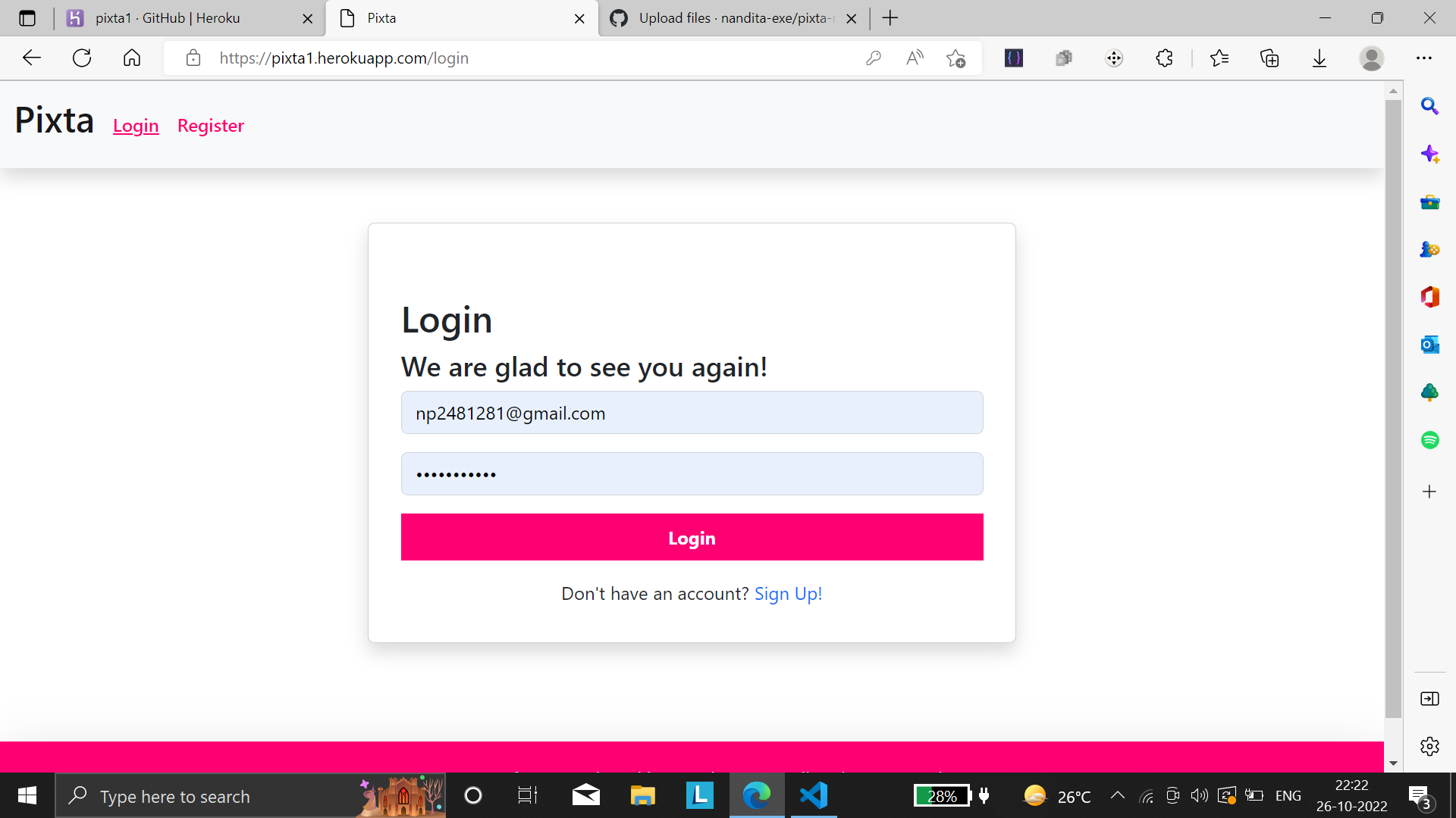 GitHub - nandita-exe/pixta-nodejs
