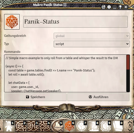 Panik-Regeln · Issue #1332 · Plushtoast/dsa5-foundryVTT · GitHub