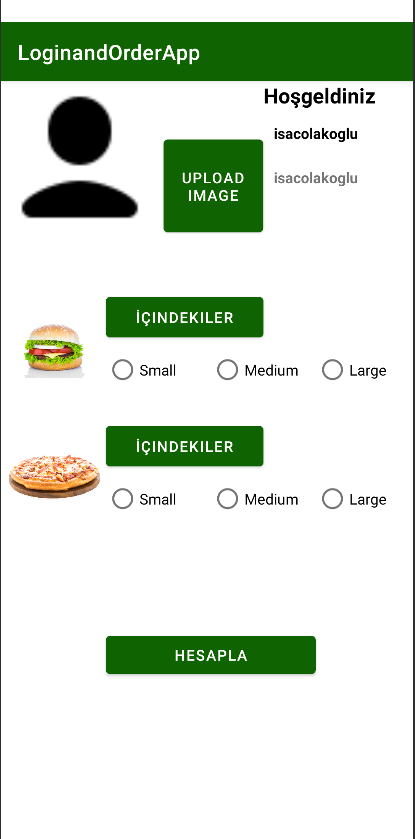 Github Isacolakoglu Loginandorderapp