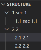 "Structure" malfunctions with unexpected brackets · Issue #3777 · James-Yu/LaTeX-Workshop · GitHub