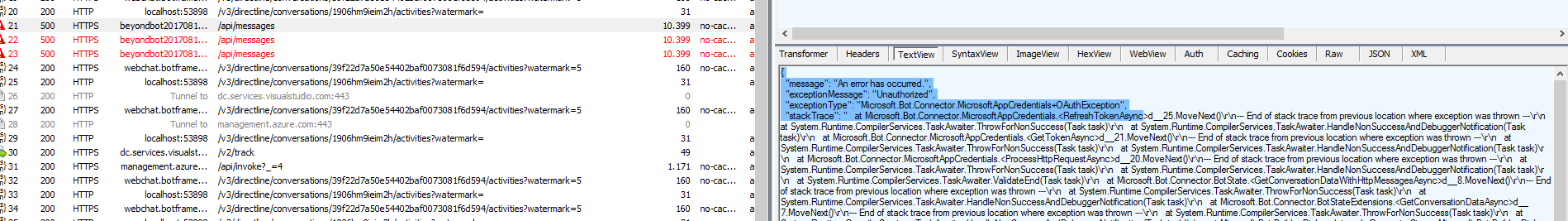 [question] Can T Connect To Azure Hosted Bot · Issue 3309 · Microsoft Botframework Sdk · Github