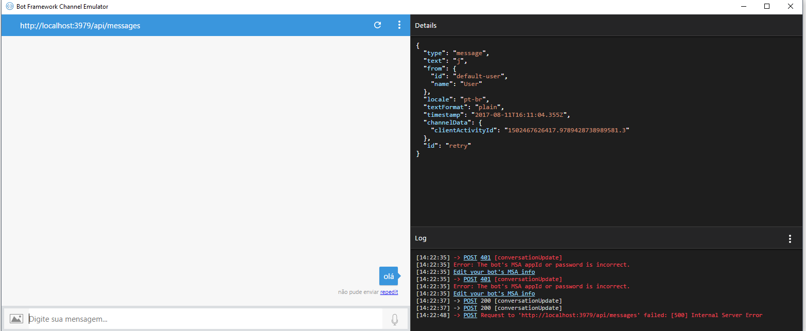 [question] Can T Connect To Azure Hosted Bot · Issue 3309 · Microsoft Botframework Sdk · Github