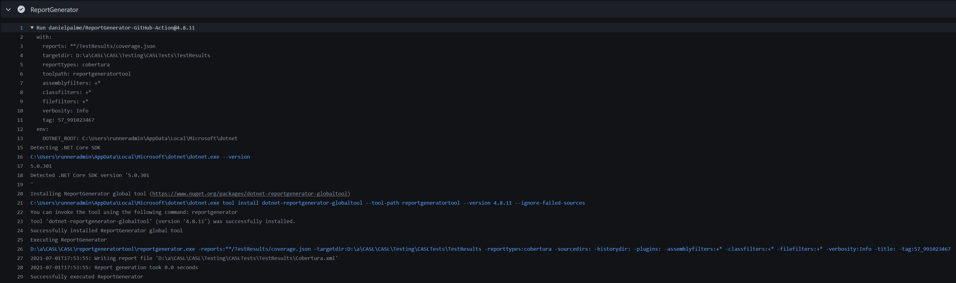 LCOV report type empty when using C# code coverage JSON file · Issue #435 · danielpalme ...