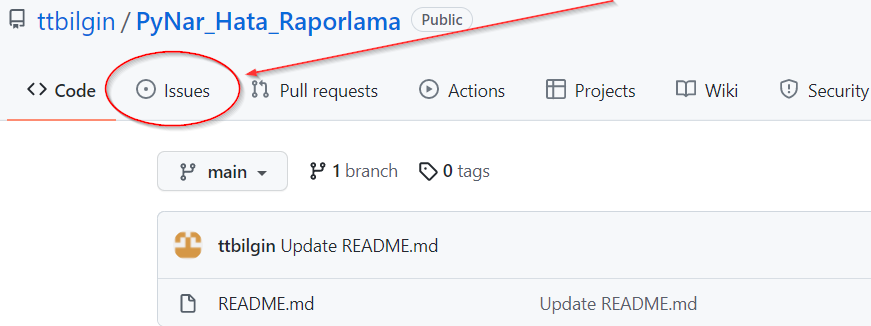 GitHub - ttbilgin/PyNar_Hata_Raporlama