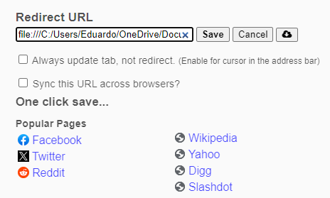 Chrome Beta 118 restricted access to a local file in "New Tab Redirect" · Issue #218 ...