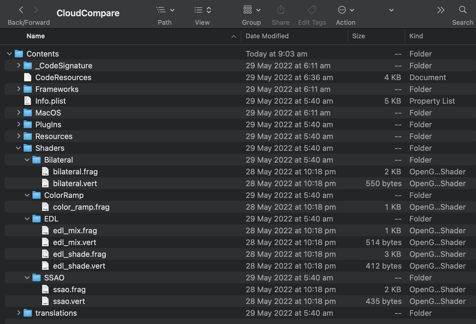 Shaders not loading. · Issue #1668 · CloudCompare/CloudCompare · GitHub