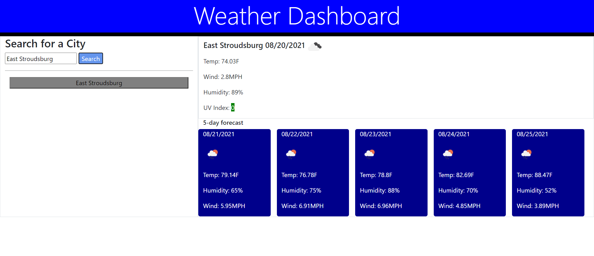 GitHub - KatsuMatsushita/WeatherDashboard: Weather Dashboard app homework