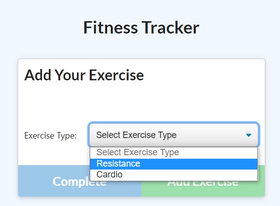 GitHub - KatsuMatsushita/WorkoutTracker: A workout tracker that uses a MongoDB