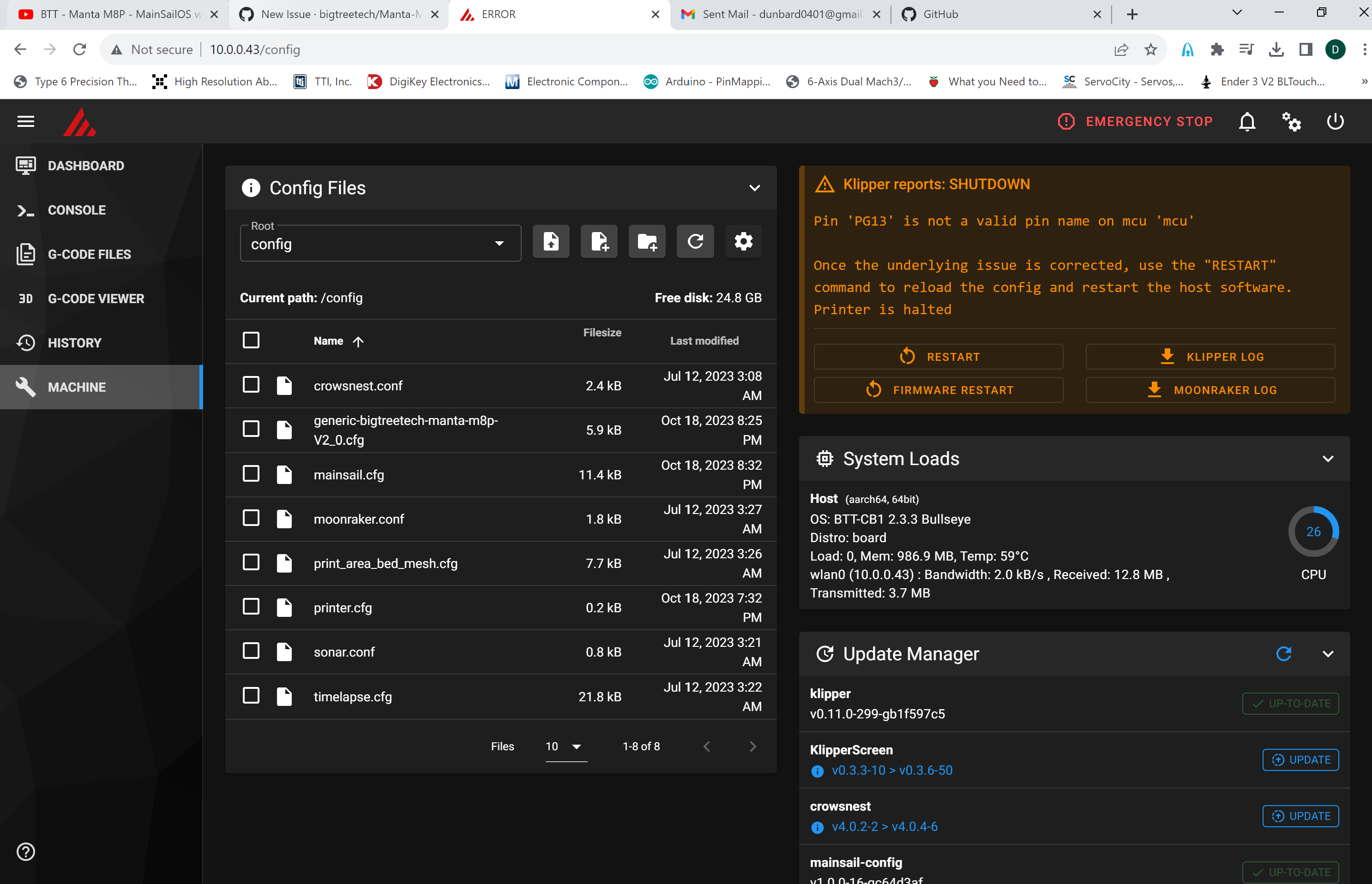 Pin issue · Issue #88 · bigtreetech/Manta-M8P · GitHub