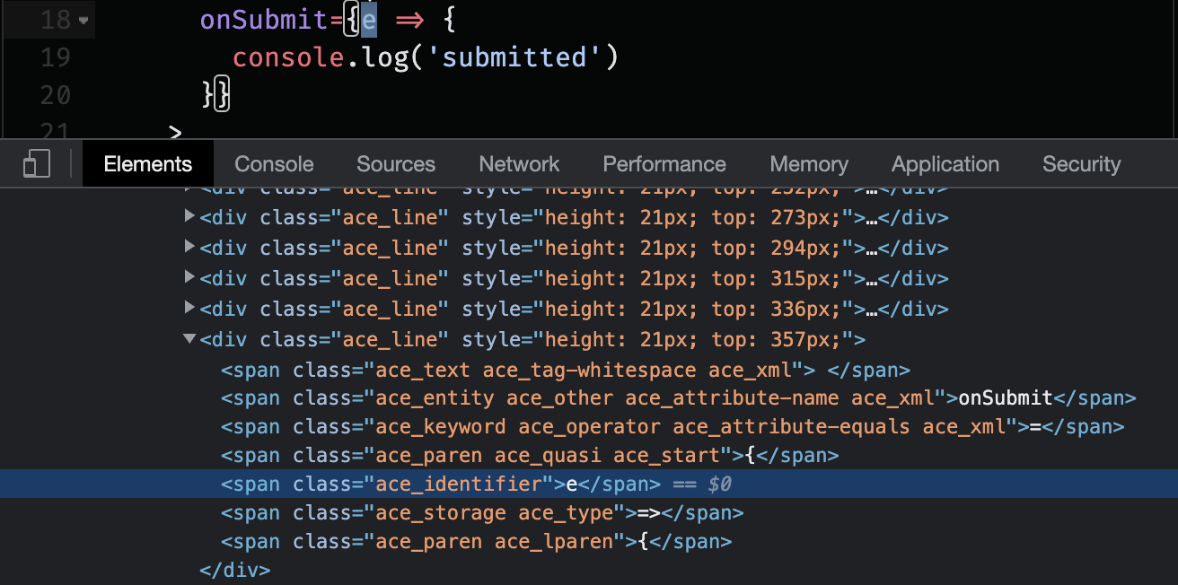 [jsx] Add Class Name For Function Arguments · Issue 4936 · Ajaxorg Ace · Github