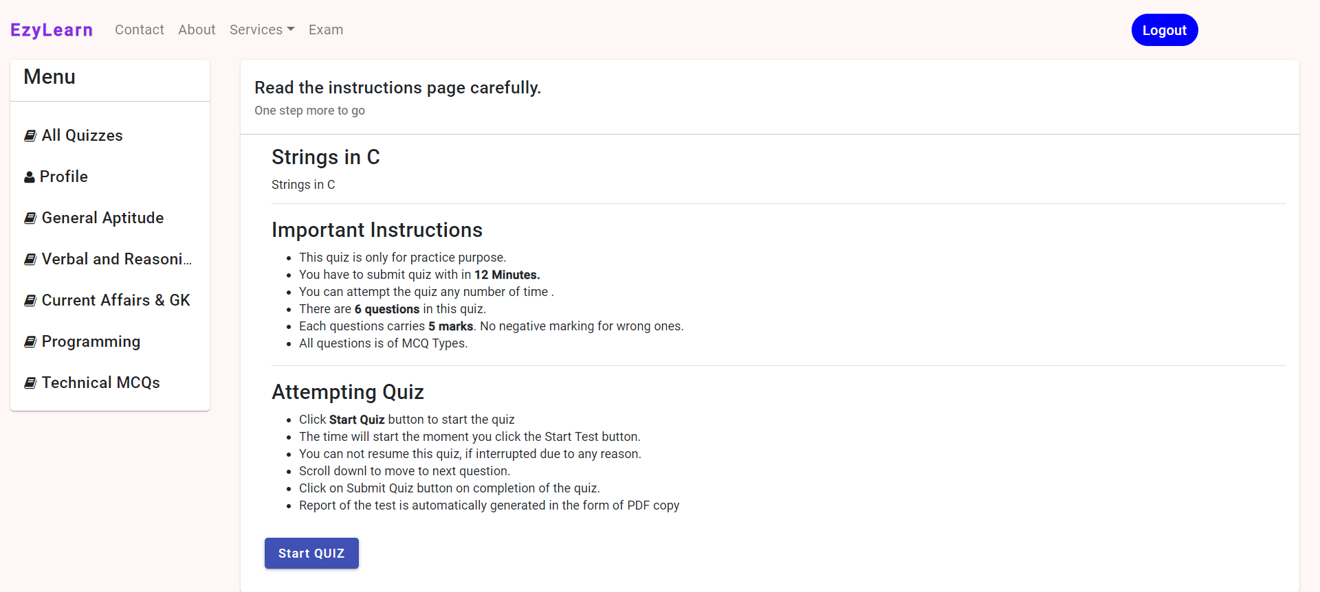 GitHub - MilanNayak7/frontendAngular: Angular Exam Portal