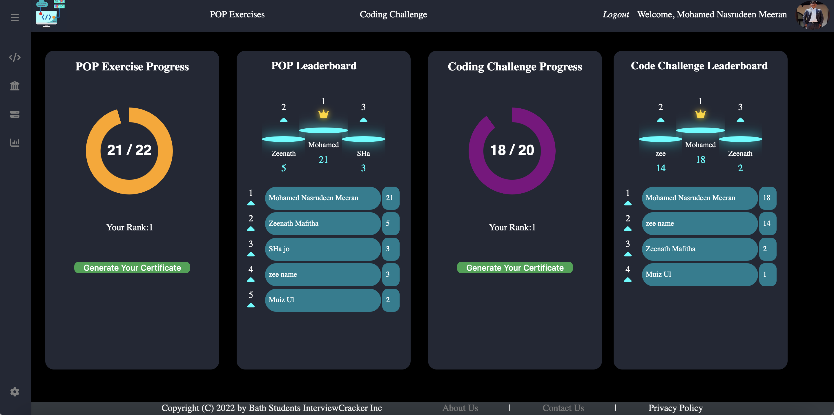 GitHub - reachmemeeran/InterviewCracker: University of Bath | MSc Computer Science ...