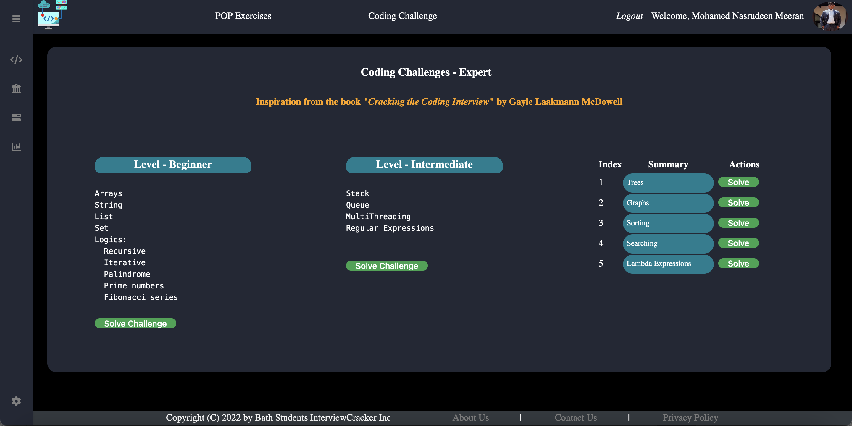 GitHub - reachmemeeran/InterviewCracker: University of Bath | MSc Computer Science ...