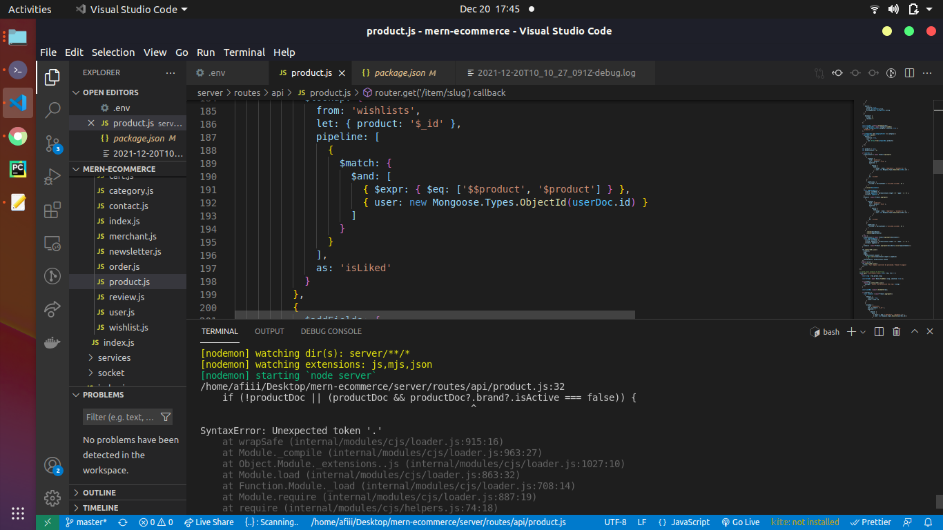 initial issue of deveopment · Issue #115 · mohamedsamara/mern-ecommerce · GitHub