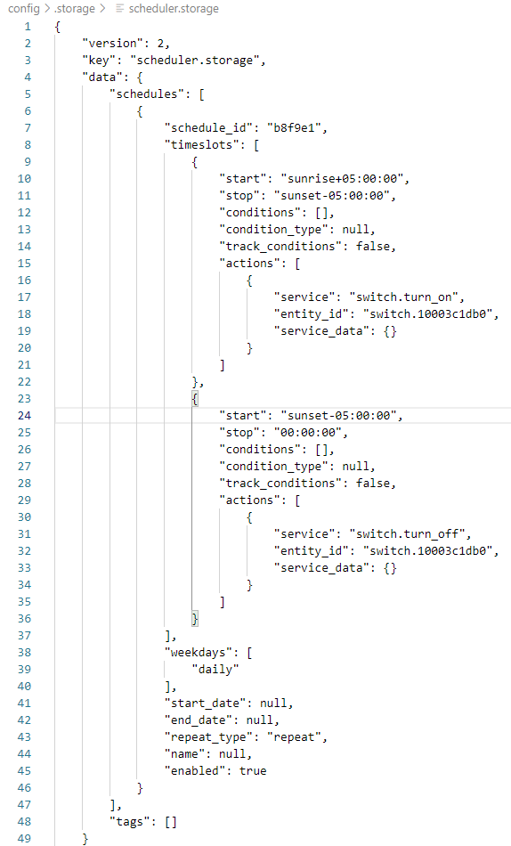 Feature request: add support for sunrise/sunset in time scheme editor ...