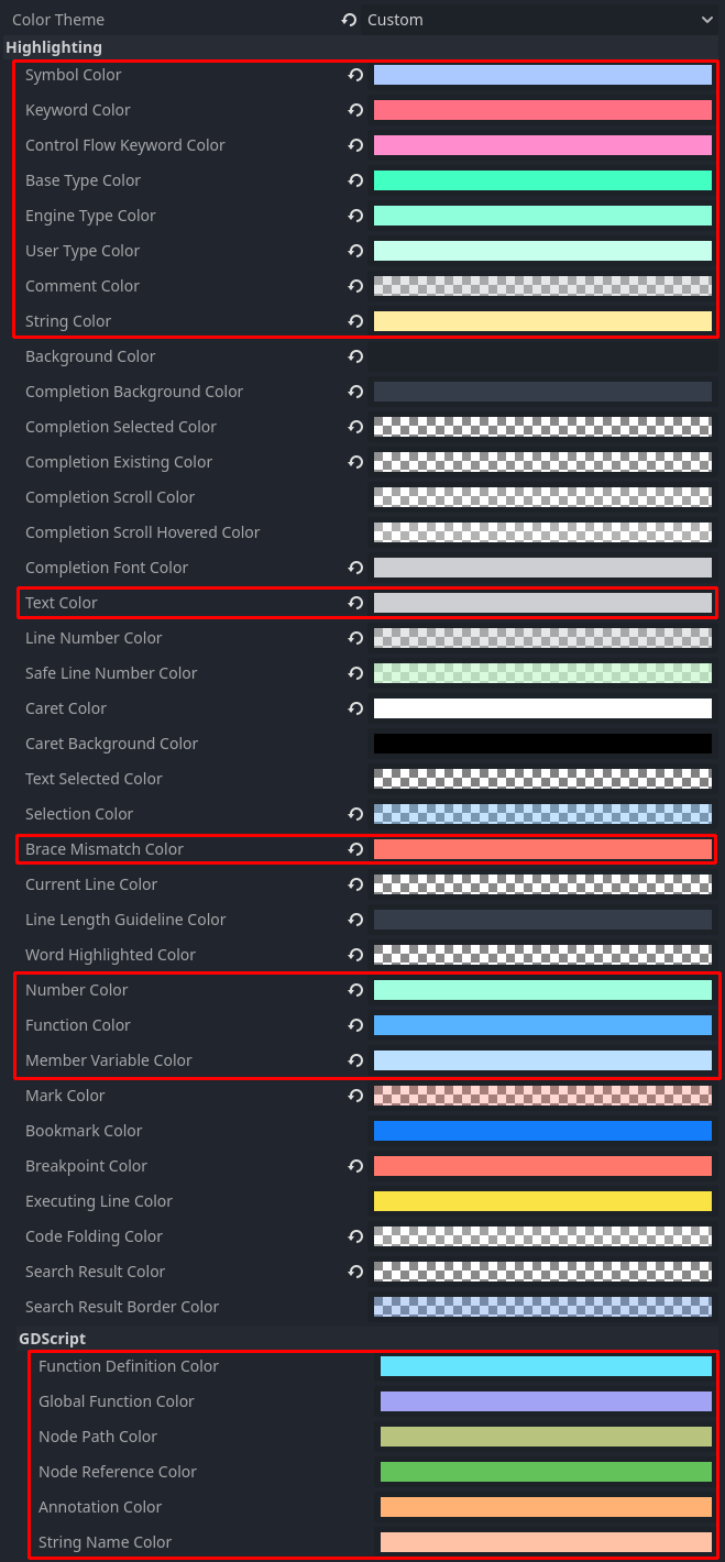 Separate TextEdit syntax highlighting settings from TextEdit theme settings · Issue #7616 ...