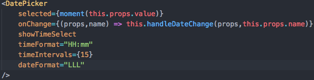 TimeSelect is not being displayed properly · Issue #1116 · Hacker0x01/react-datepicker · GitHub