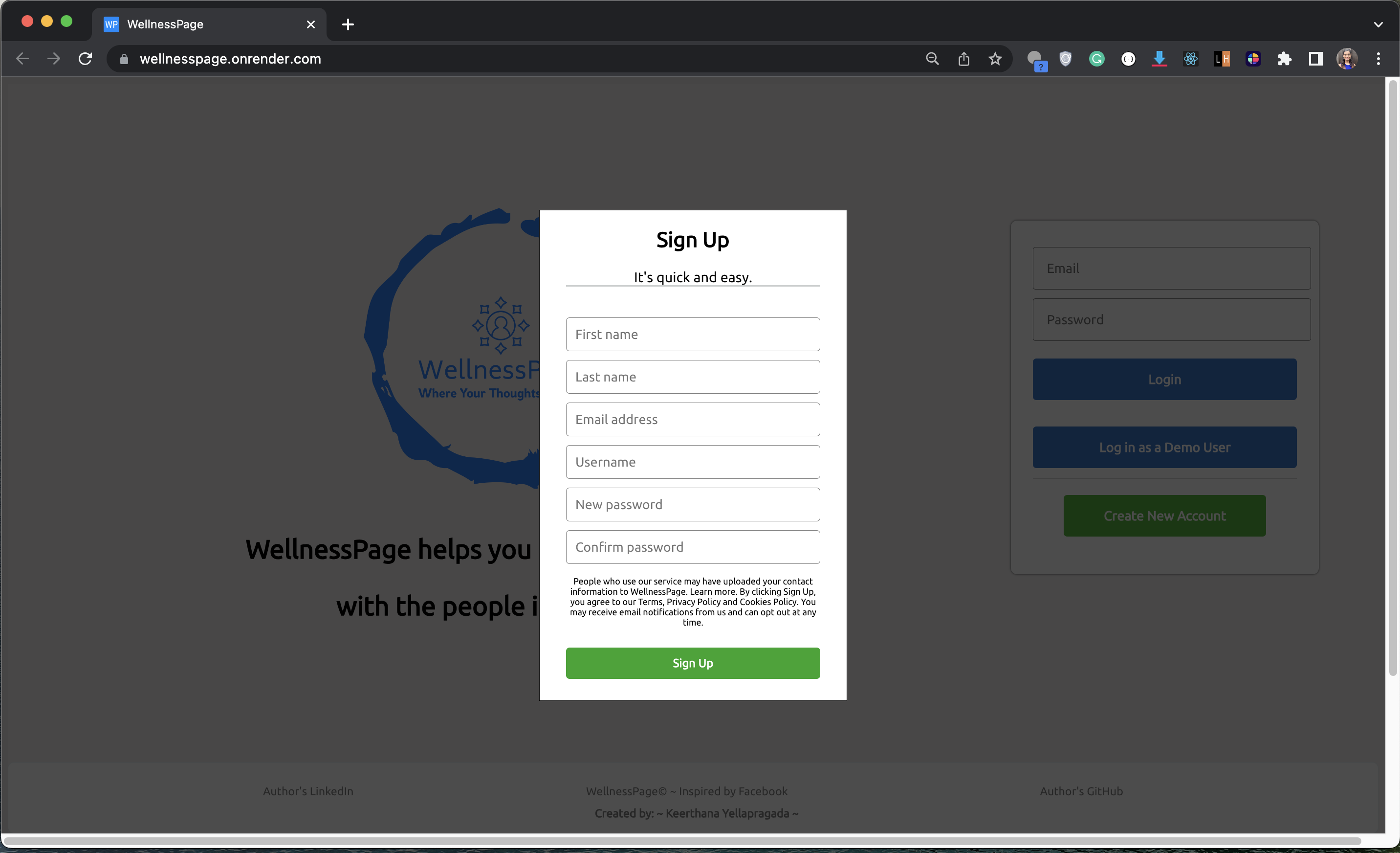 GitHub - Keerthana-Yellapragada/Facebook-Clone