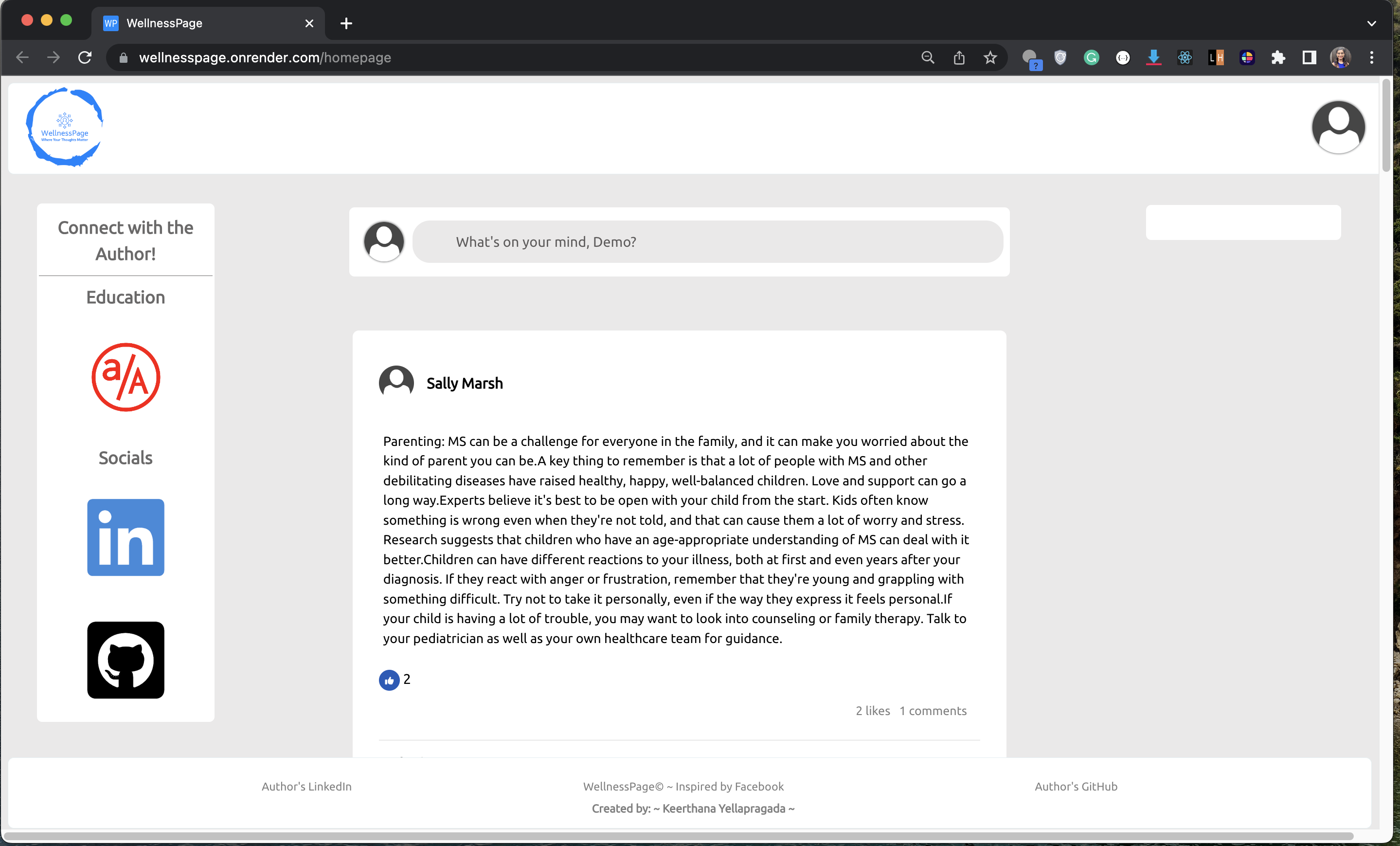 GitHub - Keerthana-Yellapragada/Facebook-Clone