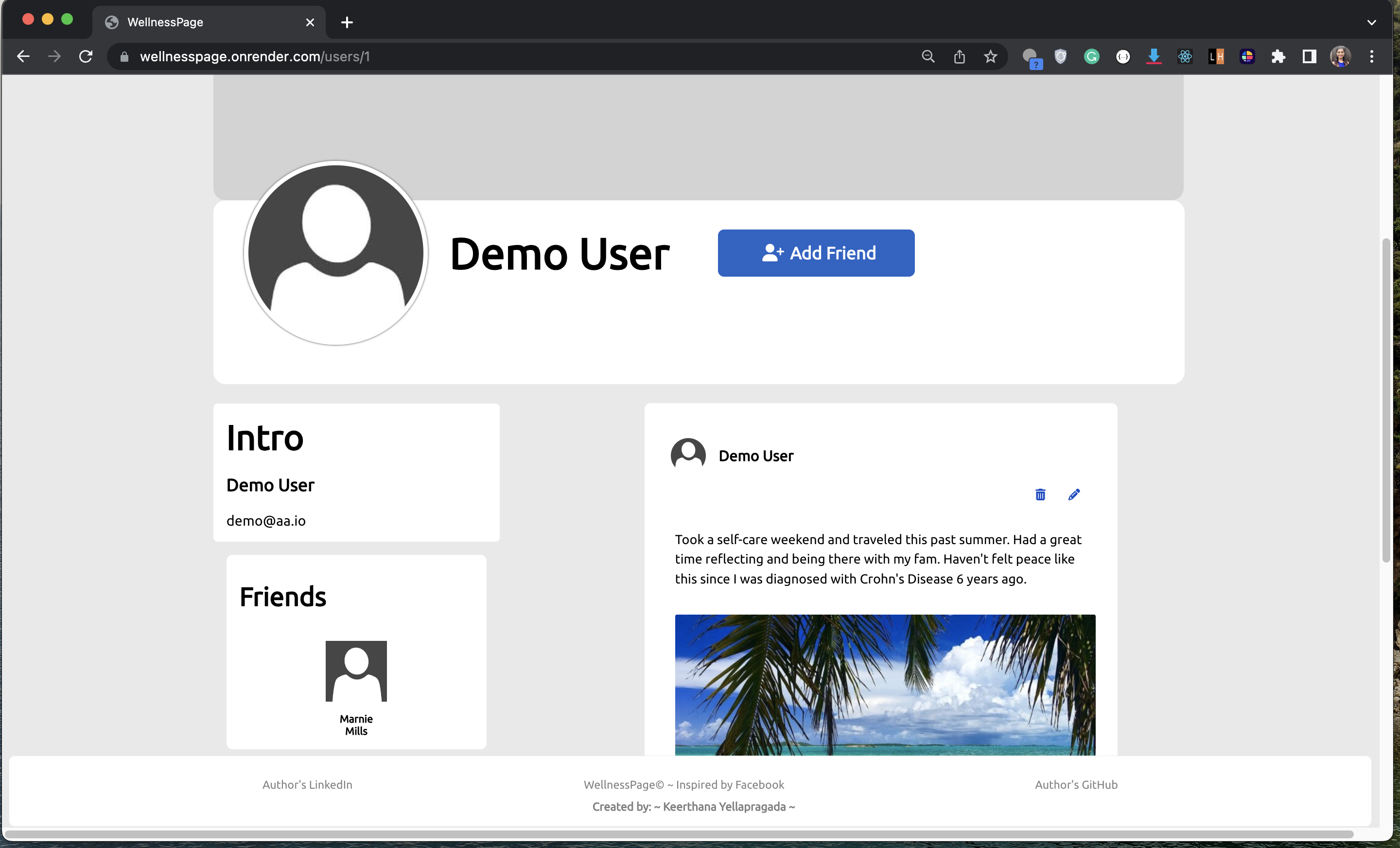 GitHub - Keerthana-Yellapragada/Facebook-Clone