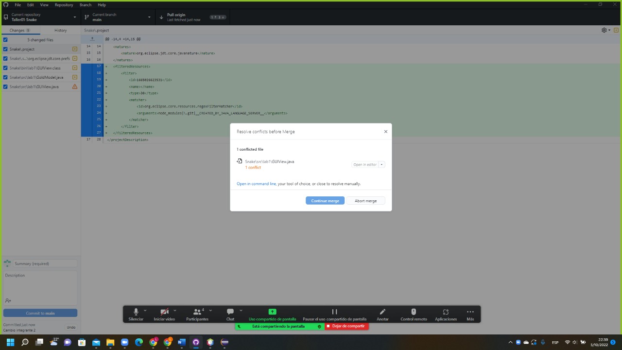 GitHub - XavierLopezM/Taller01-Snake: Taller01 - Grupo02