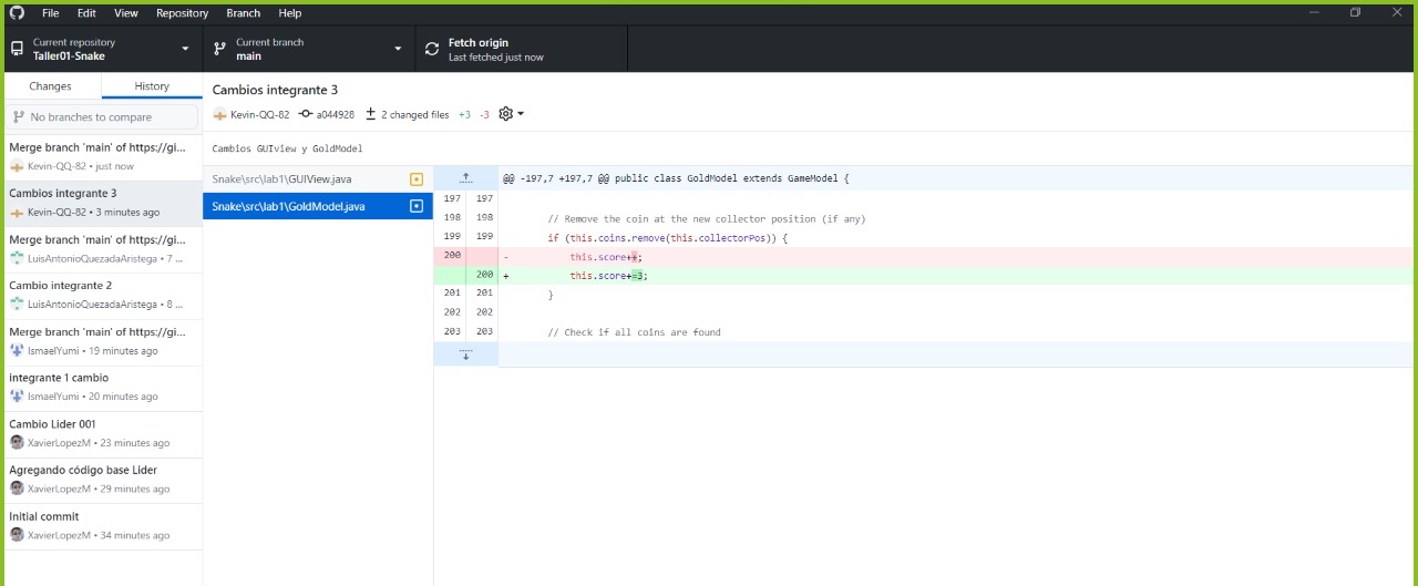 GitHub - XavierLopezM/Taller01-Snake: Taller01 - Grupo02