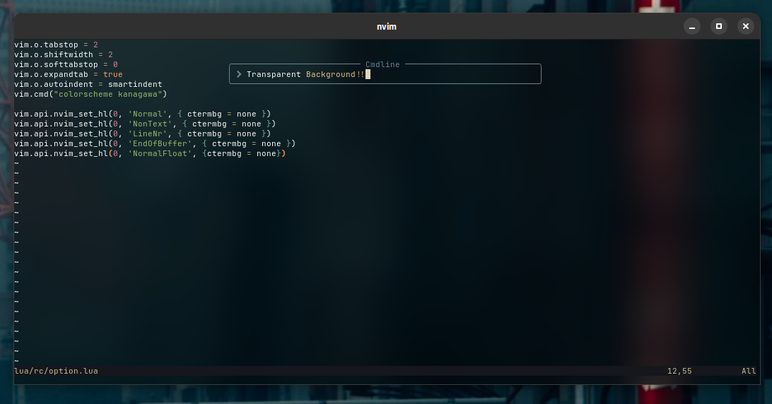 Question: views/mini-backend - transparent background? · Issue #226 · folke/noice.nvim · GitHub