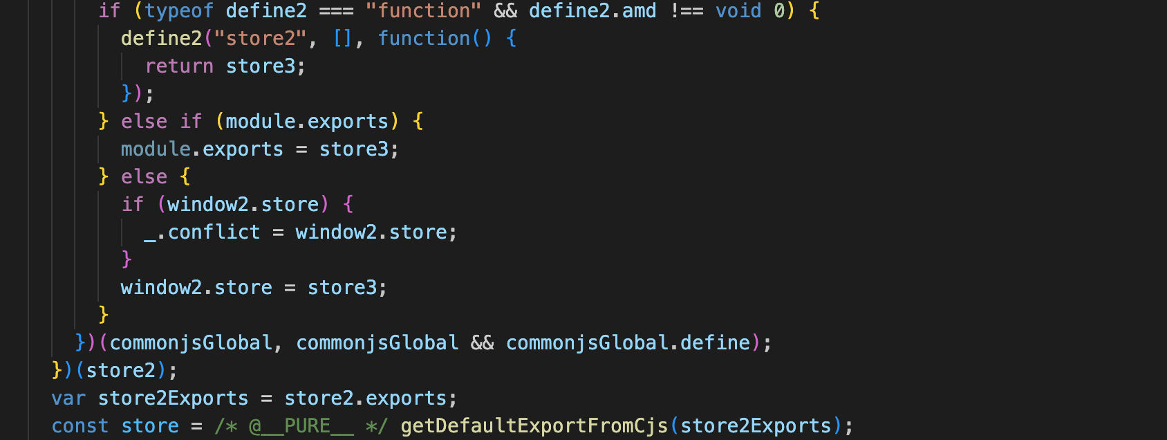 When I Import The Umd Library Store2 In Vite It Seems That The Build