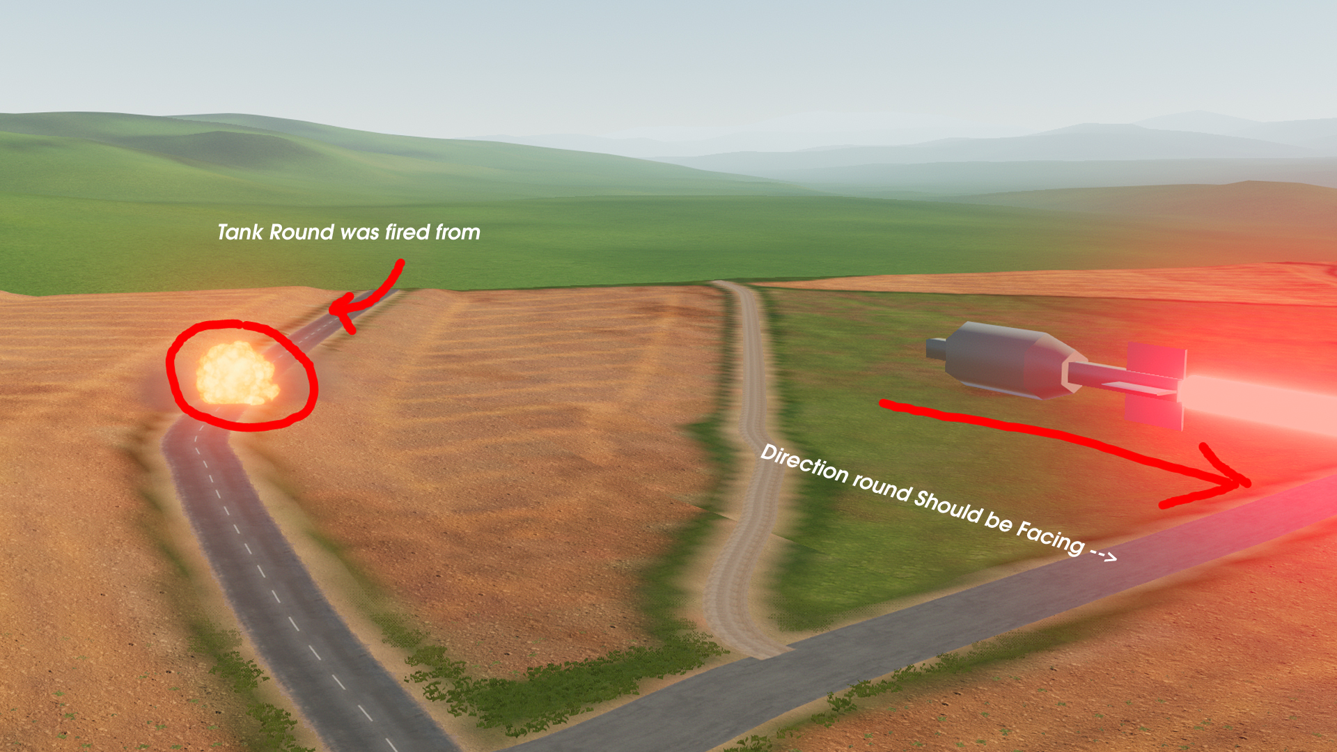 Rounds facing the wrong way when pausing · Issue #4 · RadianSimulations/ghpc-feedback · GitHub
