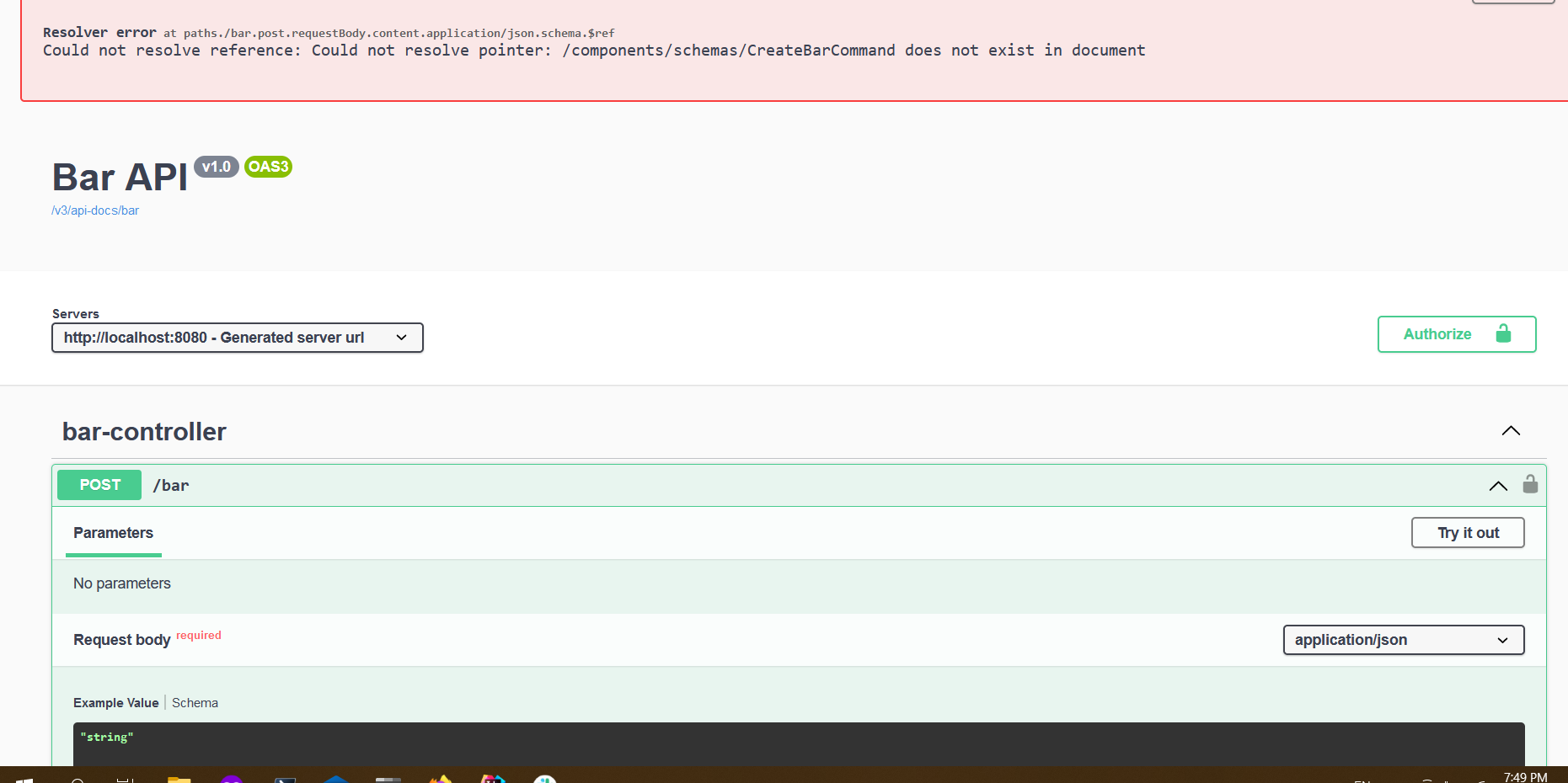 Schema Objects become strings when adding security config · Issue #2175 · springdoc/springdoc ...