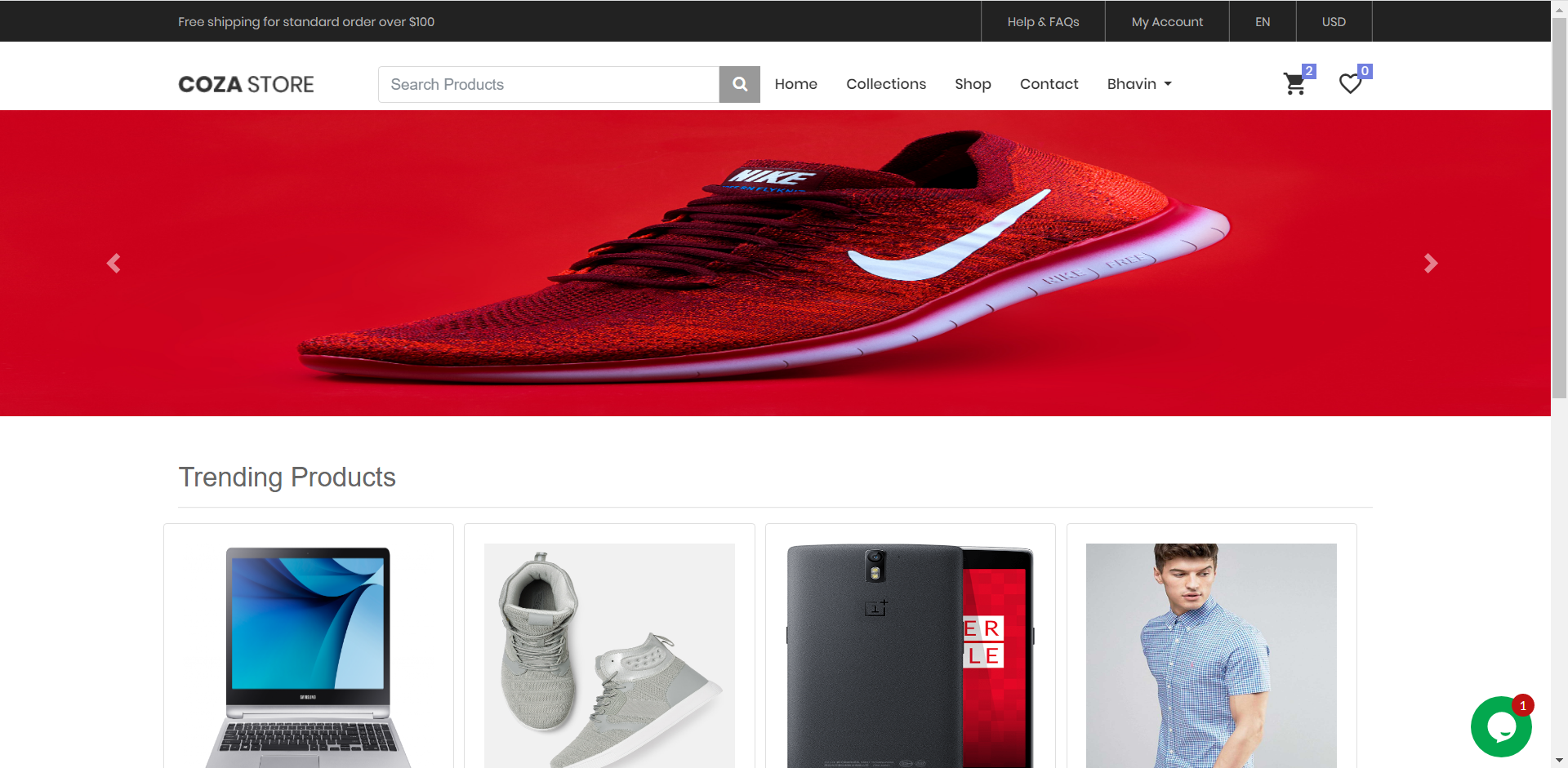 GitHub - BhavinShiyaniya/CozaStore-ecommerce: Caza Store is an e-commerce website made in python ...