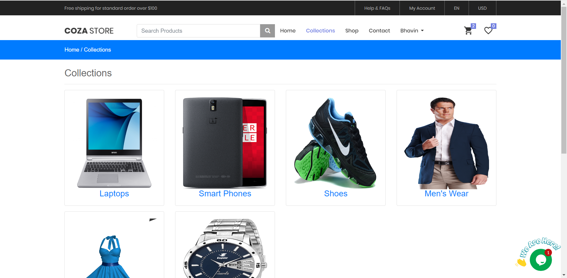 GitHub - BhavinShiyaniya/CozaStore-ecommerce: Caza Store is an e-commerce website made in python ...