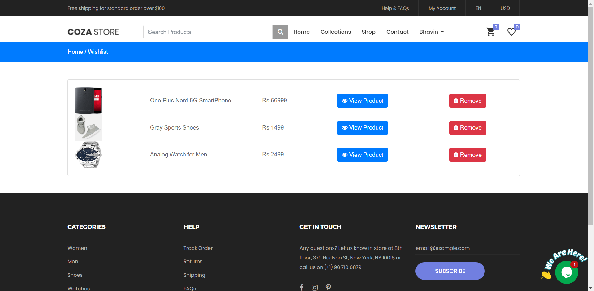 GitHub - BhavinShiyaniya/CozaStore-ecommerce: Caza Store is an e ...