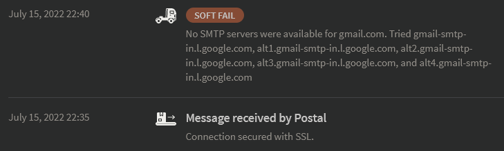 Can't send to gmail from DigitalOcean server · postalserver · Discussion #2076 · GitHub