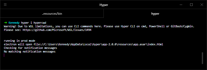Hyper2 CLI not working with Win10 WSL+ zsh · Issue #2862 · vercel/hyper · GitHub