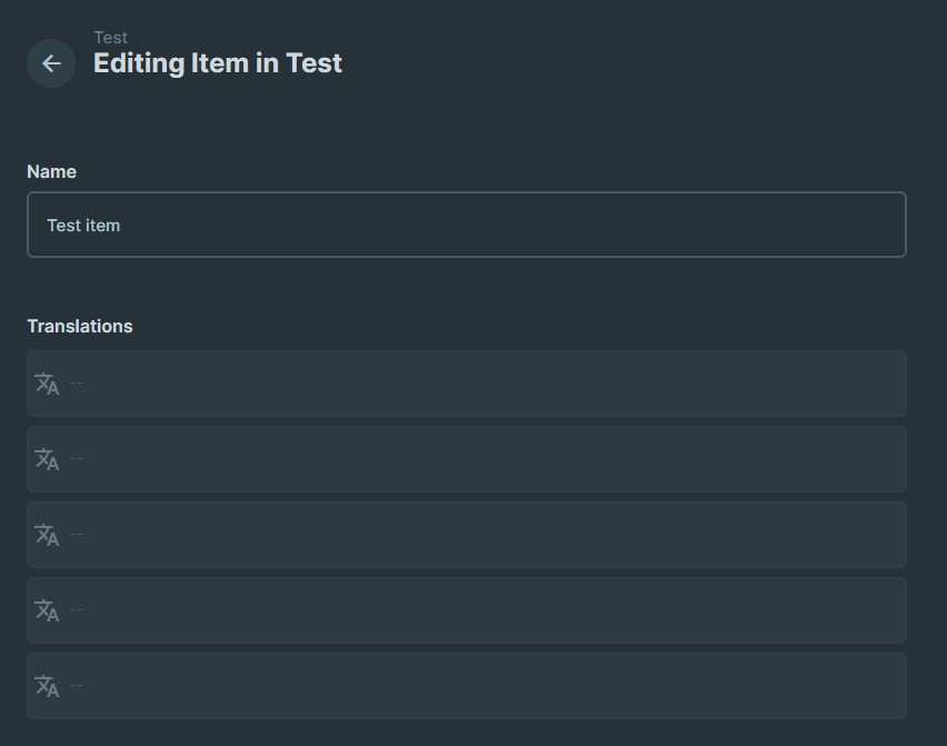 Not possible to set Translations interface to show language name ...