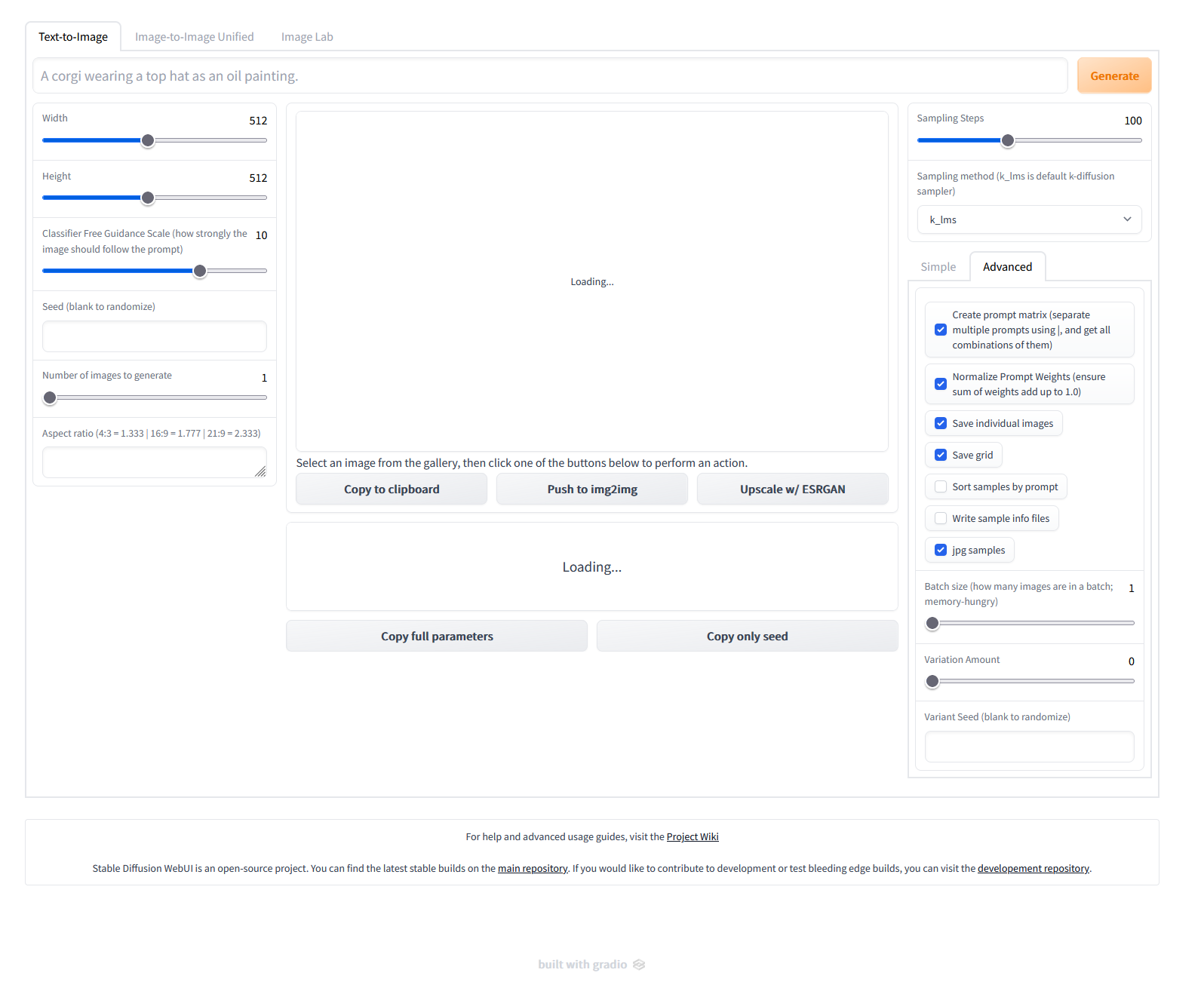 [Bug]: Text line flickering due to line break when chaning CFG slider (+possible CSS fix ...