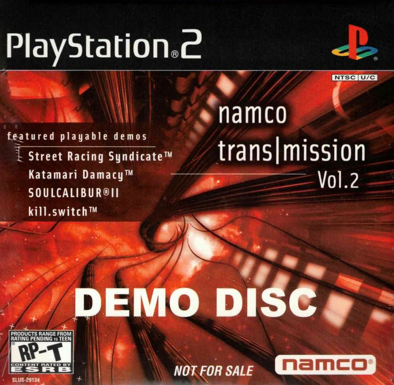 SLUS-29134 --- Namco Transmission Demo Disc Vol 2+ Fix for incorrect ...