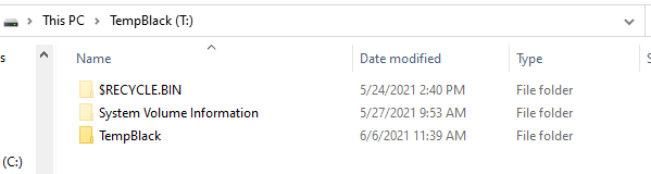 Temp Drive (two 2TB NVME running in Raid 0) is not showing up in the Directories section · Issue ...