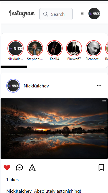 GitHub - NickKalchev/instagram-clone