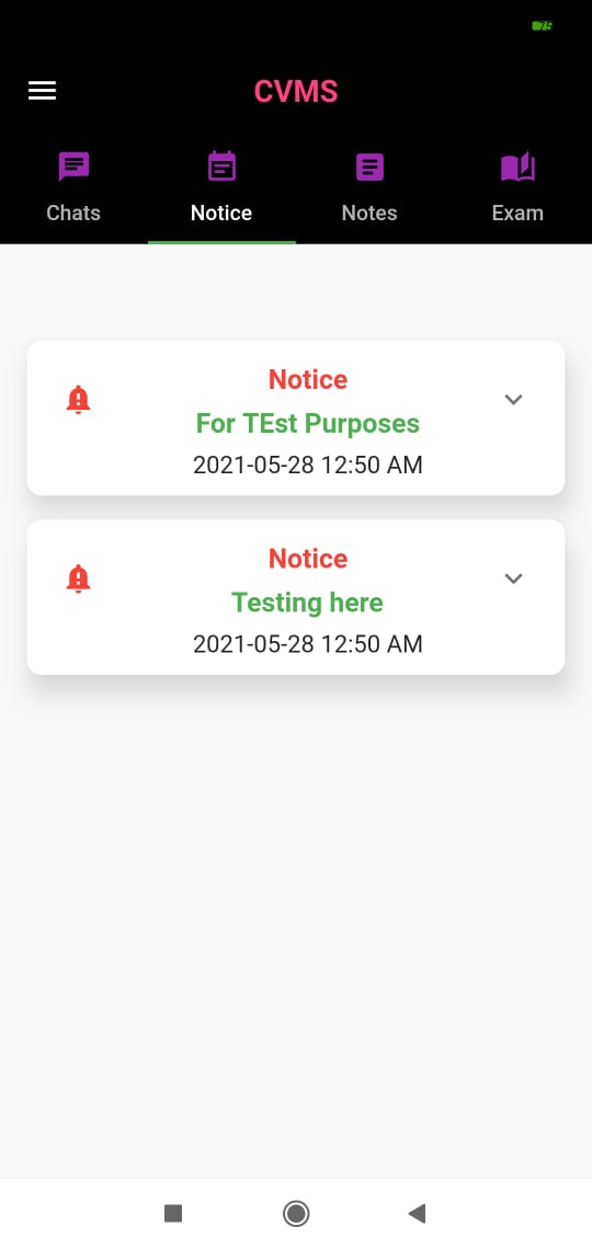 GitHub - ajayyennawar/college_virtual_system: A flutter application which includes chat screen ...