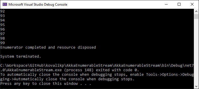Source From Iasyncenumerable Is Not Disposed On Shutdown While Interrupted Because Of Back