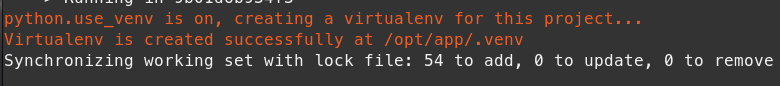 After Update To Version 2 Start To Use Venv In The Project · Issue