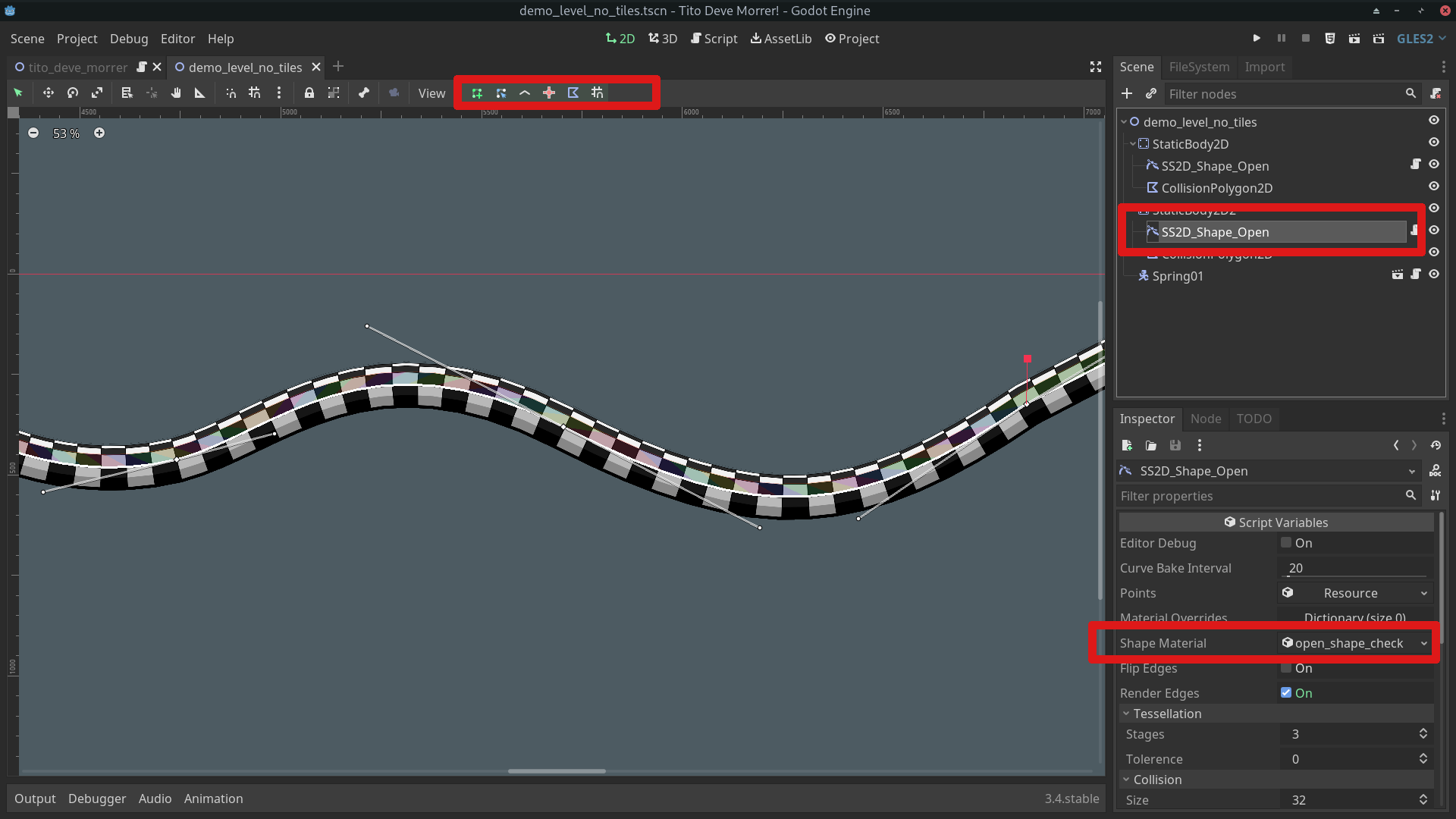 Tool icons disappear after shape is created in Godot 3.4+ Linux x64 · Issue #97 · SirRamEsq ...