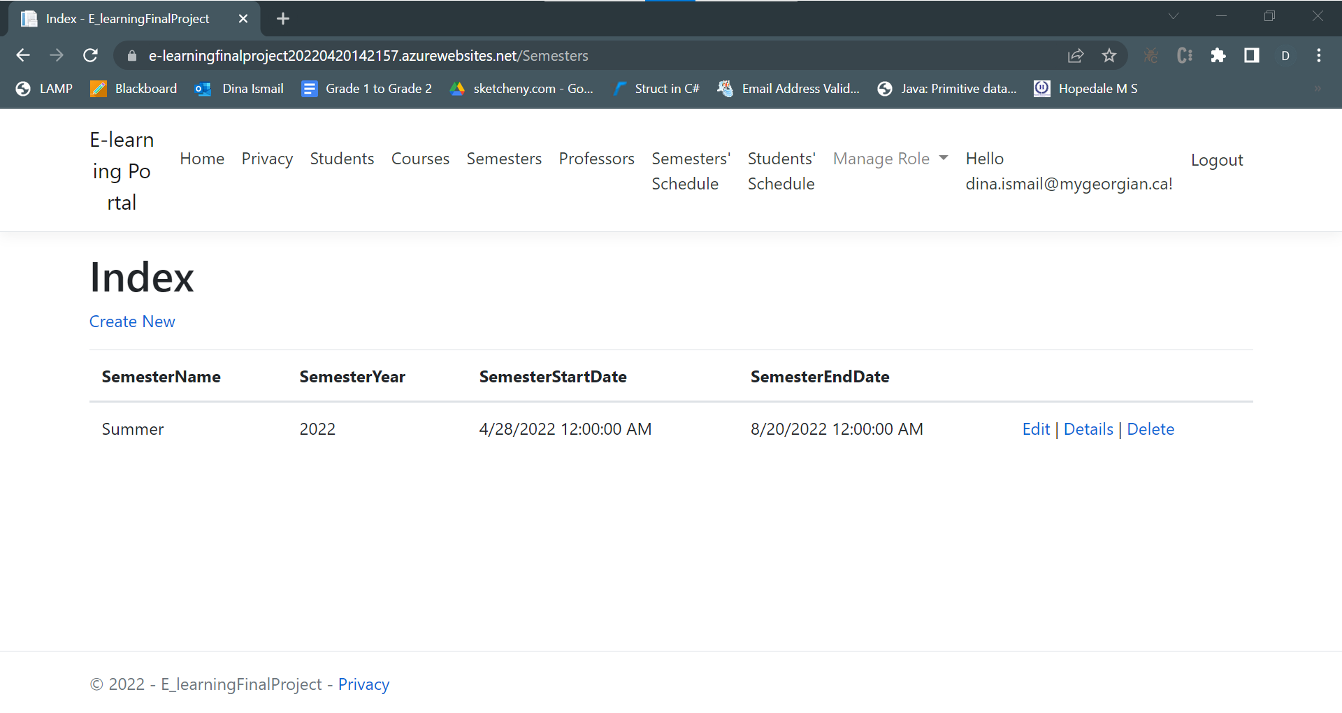 GitHub - Dina-Ismail/E-learningFinalProject: Final Project for ASP.NET Course